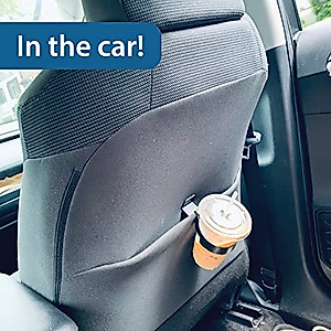 FLYGA Airplane Drink or Phone Holder Travel Accessory (Black)