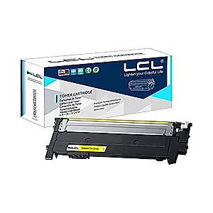 LCL Compatible Toner Cartridge Replacement for Samsung CLT-Y404S CLT-404S Y404S 404S SL-C430 SL-C430W SL-C480 SL-C480W SL-C480FN SL-C480FW SC-C482 SL-C482W SL-C482FW SL-C432 SL-C432W(1-Pack Yellow)