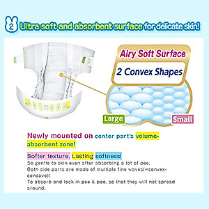 Merries Diapers Size Small (8-17 lbs) 82 Counts – Bundle with Americas Toys Wipes – Baby Diapers Tape Type Safe Materials, Indicator Prevents Leakage, Ultra-Soft for Tummy Packaging May Vary