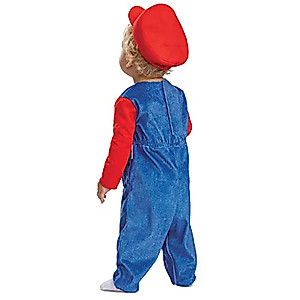 Disguise Infant Mario Costume, Official Super Mario Bros Outfit for Babies, Size (12-18 months)