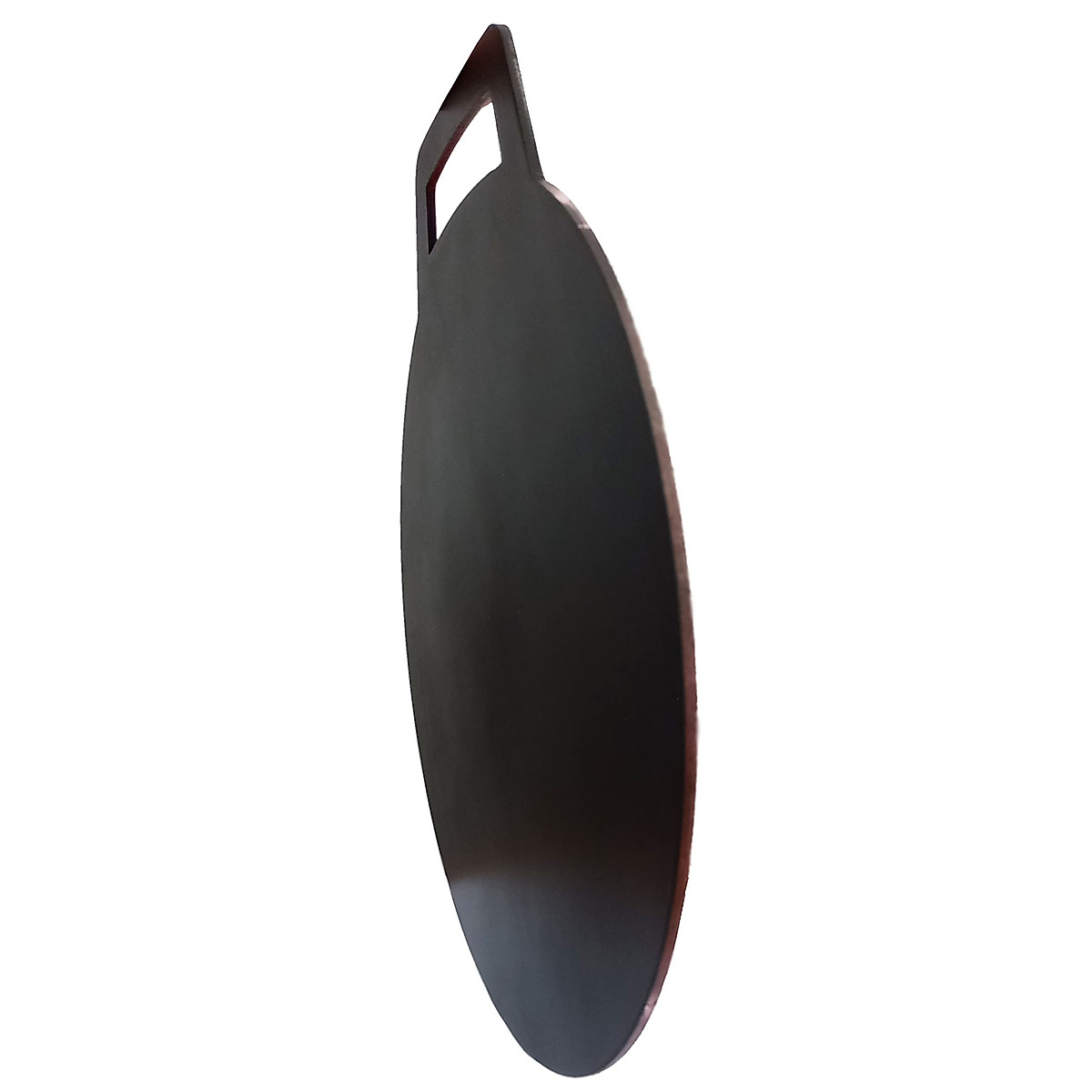 BUDAREONIX Budare Non-Stick Aluminum Griddle Round 30cm 13.25”round griddle/griddle w handle, perfect for tortillas, crepes, arepas, cachapa, meats, roti, naan, pizza, pancakes, etc, nonstick skillet.