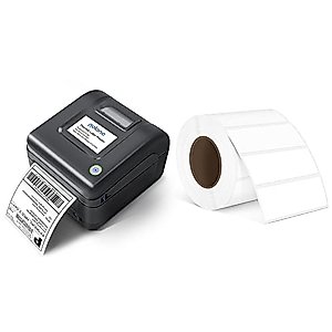 POLONO Label Printer, PL420 4x6 Thermal Printer, High-Speed Shipping Label Printer, Commercial Direct Thermal Printer, 3" x 1" Direct Thermal Label, Self-Adhesive Address Shipping Thermal Label