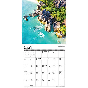 2024 Beaches Calendar - 12" x 12" Wall Calendar