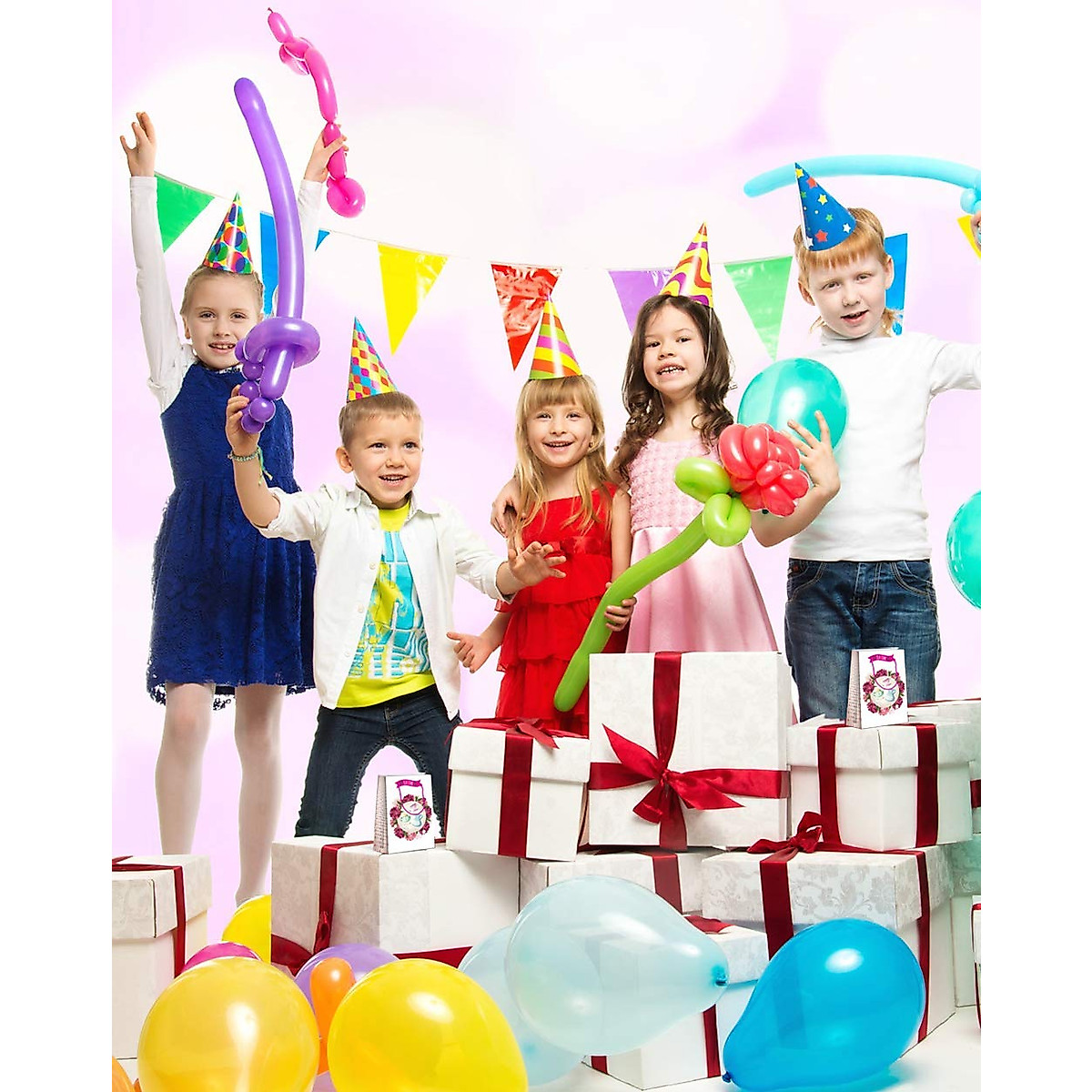 LARZN - Celebrate With an Impression Premium Tea Party Bags, Party Favor Bags, New, Treat Bags, Gift Bags, Goody Bags, Party Favors, Party Supplies, Decorations, 12 Pack