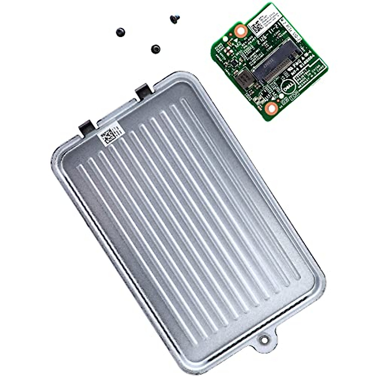 Deal4GO M.2 PCIe NVMe HDD Bracket Cover w/ SSD Daughter Board 9VX4T 09VX4T for Dell Optiplex 7070 7090 3090 Ultra, 2.5inch (0WH11F)