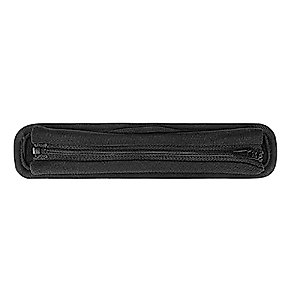 VEKEFF Headband Pad Set Headband Protector with Zipper Compatible with Skullcandy Bose B JBL ATH Hyperx Headphones (Fabric Black)