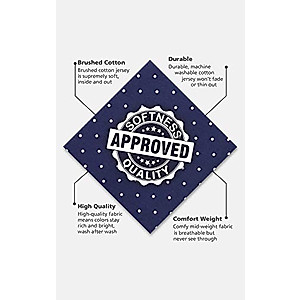 PajamaGram Capri Pajamas for Women - Cotton PJs Women, Polka Dot, Navy, L, 14-16