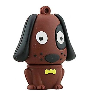 16GB Dog Model Flash Drive USB 3.0 Drive Memory Stick Thumb Drives Pen Drive Data Storage Zip Drive Jump Drive Flash Stick USB Stick - Brown