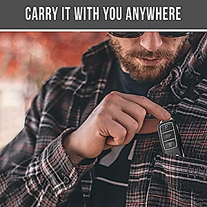 Sneaky Booze Stash Car Key Fob Remote Diversion Safe: Smell/Odor Proof Bag Discrete Portable Storage Container To Hide Pills Jewelry or Valuables Secret Hidden Travel Can Or Home Security 1 Pack
