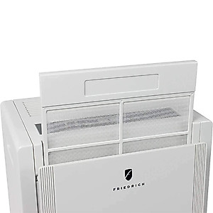 Friedrich Air Dehumidifier, 50 Pint Capacity, Built In Drain Pump, Precise Humidity Control