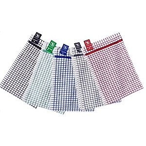 poli-dri Kitchen Tea Towels by Samuel Lamont and Sons (Green, 3 Pack)