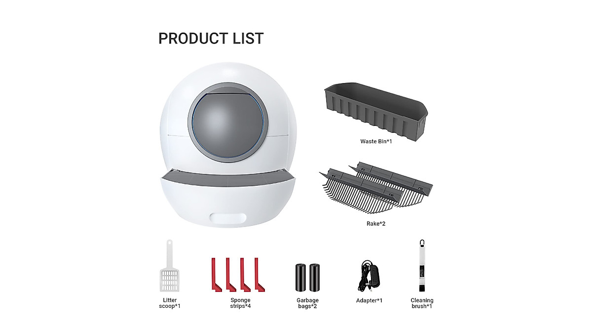 ELS PET Self Cleaning Cat Litter Box – Automatic & App-Controlled