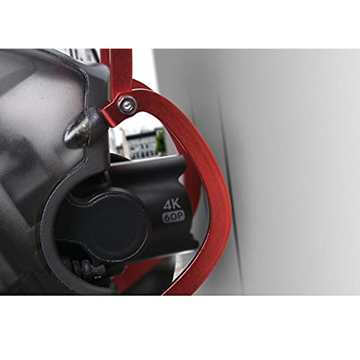 gouduoduo2018 FPV Drone Gimbal Bumper for DJI FPV Drone PTZ Protect Bar Aluminum Alloy Camera Anti-collision (Red)