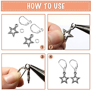 TOAOB 8pcs 925 Sterling Silver Leverback French Earring Hooks Hypoallergenic Dangle Earwire Findings 16x9mm for Jewelry Making