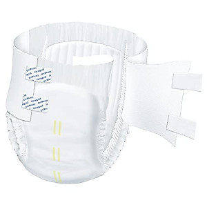 Medline FitRight Ultra Adult Diapers, Disposable Incontinence Briefs with Tabs, Heavy Absorbency, Medium, 32''-42'', 20 Count (Pack of 4)