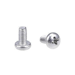 uxcell M4x8mm Machine Screws Pan Phillips Cross Head Screw 304 Stainless Steel Fasteners Bolts 20Pcs