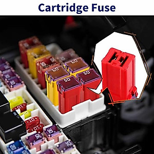 Jcase Fuse Kit Mini Jcase Fuse Assortment HIGH Profile 60A Fit for Ford Chevy/GM Nissan and Toyota Pickup Trucks Cars and SUVs