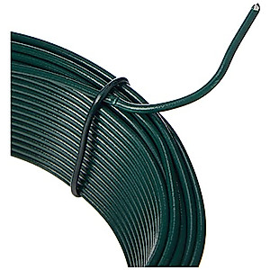 Bulk Hardware BH00135 Plastic Coated Garden Wire, 12 Gauge x 49', Green