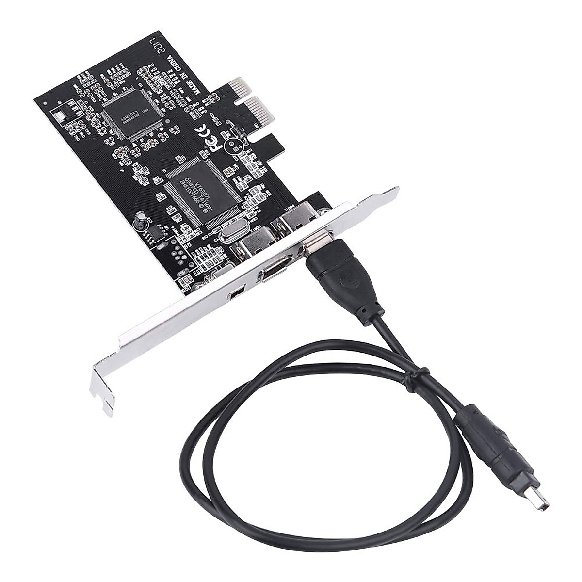 800Mbps PCI-E Express Card, 1394a IEEE 1394b Controller Card with Firewire Cable, for Video,Audio ,Industrial Cameras,Video Cameras