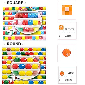 DIY 5D Diamond Painting Clock Kits for Adults,Lovely Angel Diamond Painting Clock by Number Kit Crystal Rhinestone Canvas Gem Art Dot Clock for Home Wall Decor Square Drill 30x30cm/12x12inch