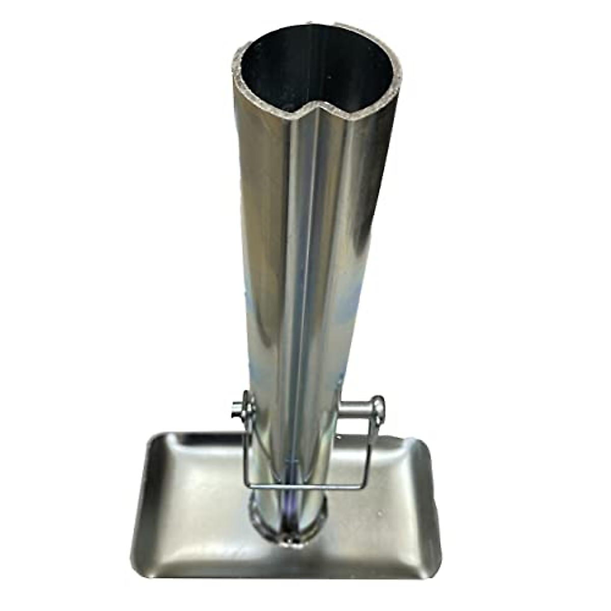 Class A Customs | TJFP-LZ-01 | Trailer Tongue Jack Exteded Reach Zinc Plated Foot Pad (2000lb Capacity) | for Campers RV and Cargo Trailers Tongue Mounted Jack