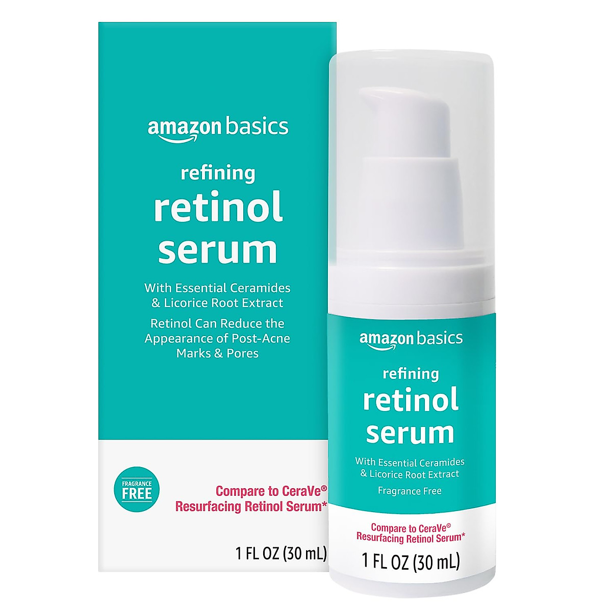Amazon Basics Retinol Serum for Face, 1 Fluid Ounce, 1-Pack