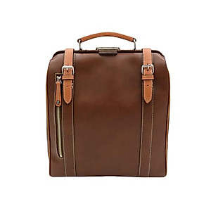 Kiwada Patrick Vertical Dulles Backpack, Business Bag, With Folding Bag, Men's, Red Brown