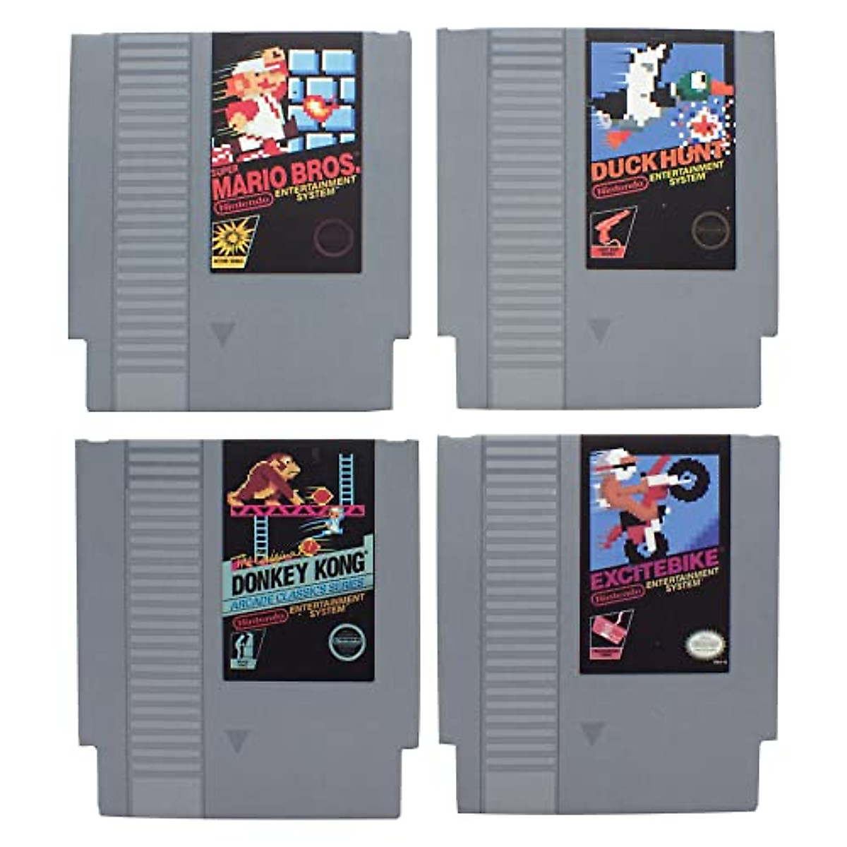 Paladone Nintendo NES Cartridge Retro Drink Coasters for Game Lovers - Super Mario Bros Accessories