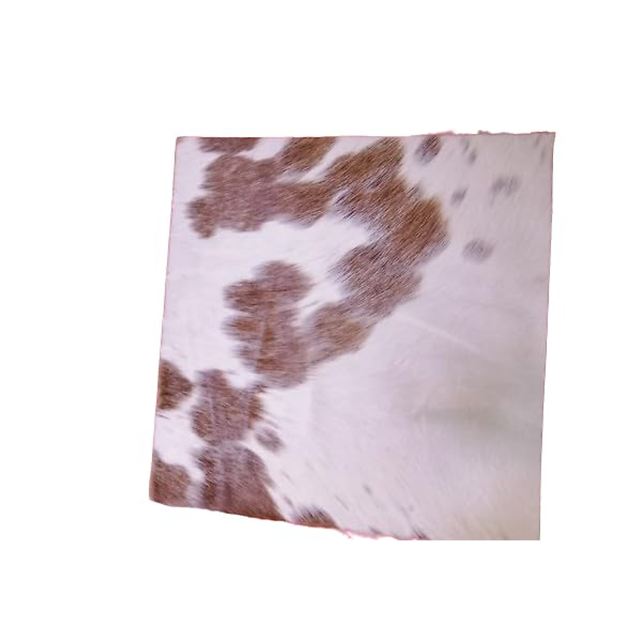 Natural Hair On Premium Quality Leather Cowskin Sheet with Hair on/Fur - NO Holes (Multi Color, 12"x12")
