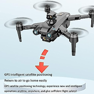 RKSTD HD FPV RC Drone, Kids RC Drone With Camera - Foldable RC Quadcopter For Adults With Belt, Optical Flow Positioning, Gravity Sensor, One Button Start, Automatic Return