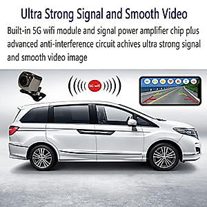 Casoda Latest HD1080P WiFi Wireless Backup Camera for iPhone and Android, Ultra Strong Signal Smooth Video, Crystal Clear Picture, Easy to Install (Mini for Cars SUVs and Pickup Only)