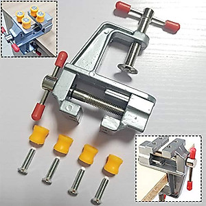 Mini Bench Vise Small Table Clamp Universal Drill Press Vise For Diy Jewelry Watch Repairing Nuclear Carving Clip Hobby Craft Repair Tool