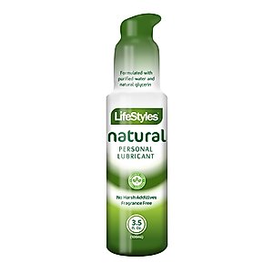 Lifestyles Natural Desire Water-Based Personal Lubricant, 3.5 Ounce