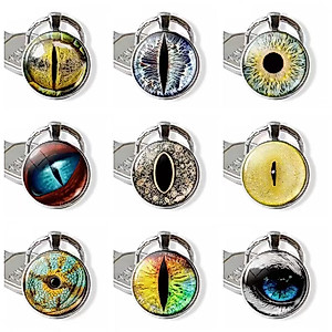 25MM 50PCS Dragon Eyes Glass Cabochon Eyes for Clay Doll Making Sculptures Props Craft DIY Findings Jewelry Making