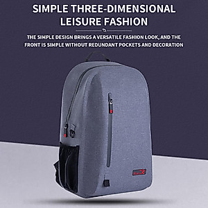 Rokia R Smil Laptop Backpacks for Outdoor Travel Business Backpacks Weatherproof Fit 14-inch Laptop | Dark Purple