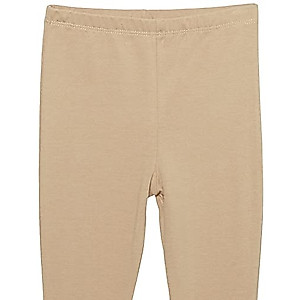 Kids Headquarters Baby Girls 2 Pieces Legging Set, White/Pebble, 18M US