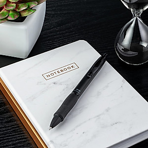 PILOT, G2 Limited Premium Gel Roller Pen, Fine Point 0.7 mm, Matte Black Barrel, Black Ink (Pack of 2)