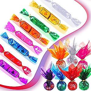 Outus 104 Pieces Cello Sheets Cellophane Wraps for DIY Arts Crafts Decoration (8 x 8 Inches)