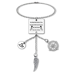 Memorial Gifts Sympathy Hanging Ornaments Car Pendant for Home Vehicle Remembrance Keepsake Gifts in Memory Loss of Mom Dad Grandma Grandpa Baby Loss Gift Rearview Mirror Pendant