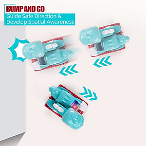 UNIH Baby Toys for 1 Year Old Boy Girl, Musical Dinosaur Car Crawling Developmental Toys with Sounds and Lights Infant Toys for 6 to 12-18 Months