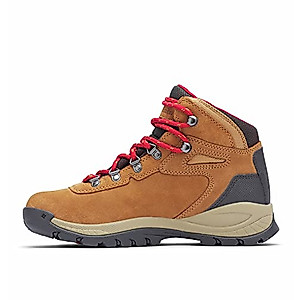 Columbia Women's Newton Ridge Plus Waterproof Amped, Elk/Mountain Red, 9
