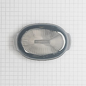 Whirlpool W10660052 Universal Microwave Steamer, 13 3/4" x 8 1/2" x 5 1/4", Black