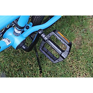 MEGHNA NECO 1/2" Bike Pedals Non-Slip Bicycle Aluminium Alloy Pedals for Kid Bike, Freestyle BMX Bike, Beach Cruiser Bike