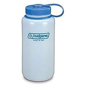 Nalgene 32 oz Reusable Water Bottle, HDPE, in Wide Mouth