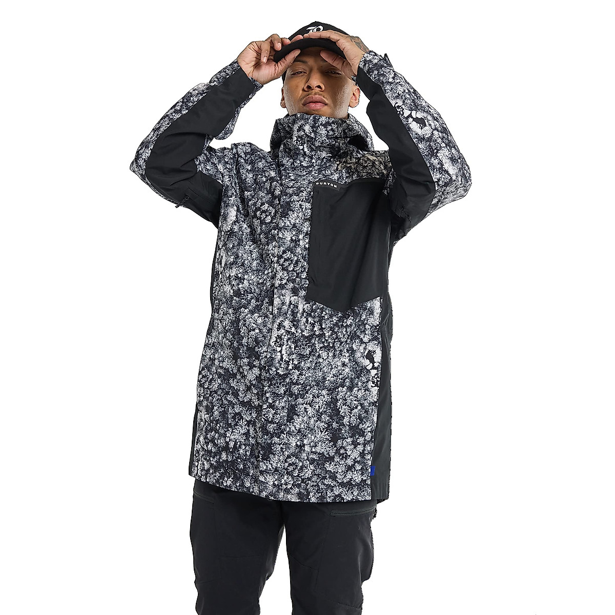 Burton Men's Standard Veridry 2L Rain Jacket, Aerial Pines/True Black, Large