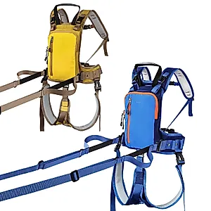 QOGIR Ski Harness for Kids: Teach Your Child The Speed Control of Skiing with Mini Backpack and Adjustable Seat Harness