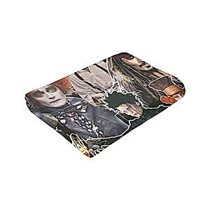 Blanket Johnny Depp Soft and Comfortable Warm Fleece Blanket for Sofa,Office Bed car Camp Couch Cozy Plush Throw Blankets Beach Blankets