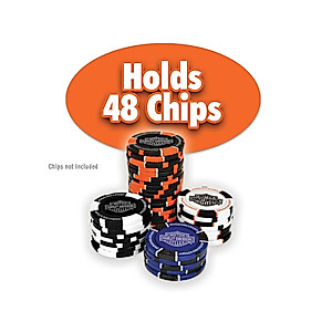 Harley-Davidson Bar & Shield Poker Chip Collector's Magnetic Frame 48 Count