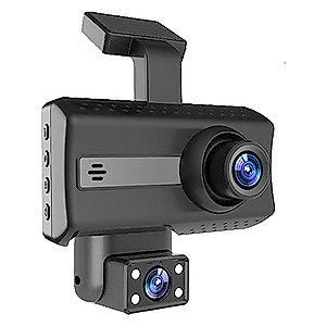 Dash Cam for Cars, 1080P Full HD Dash Camera, 3.0 Inch IPS Screen Dashboard Dashcam, Car Driving Recorder with 170° Wide Angle, Night Vision, G-Sensor, Loop Recording, Parking Monitor (Front+Inside)