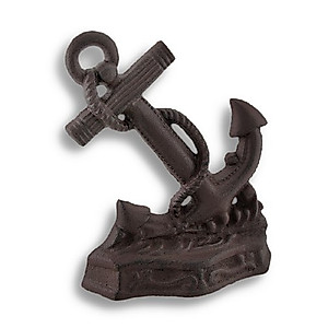 Decorative Cast Iron Nautical Anchor Doorstop